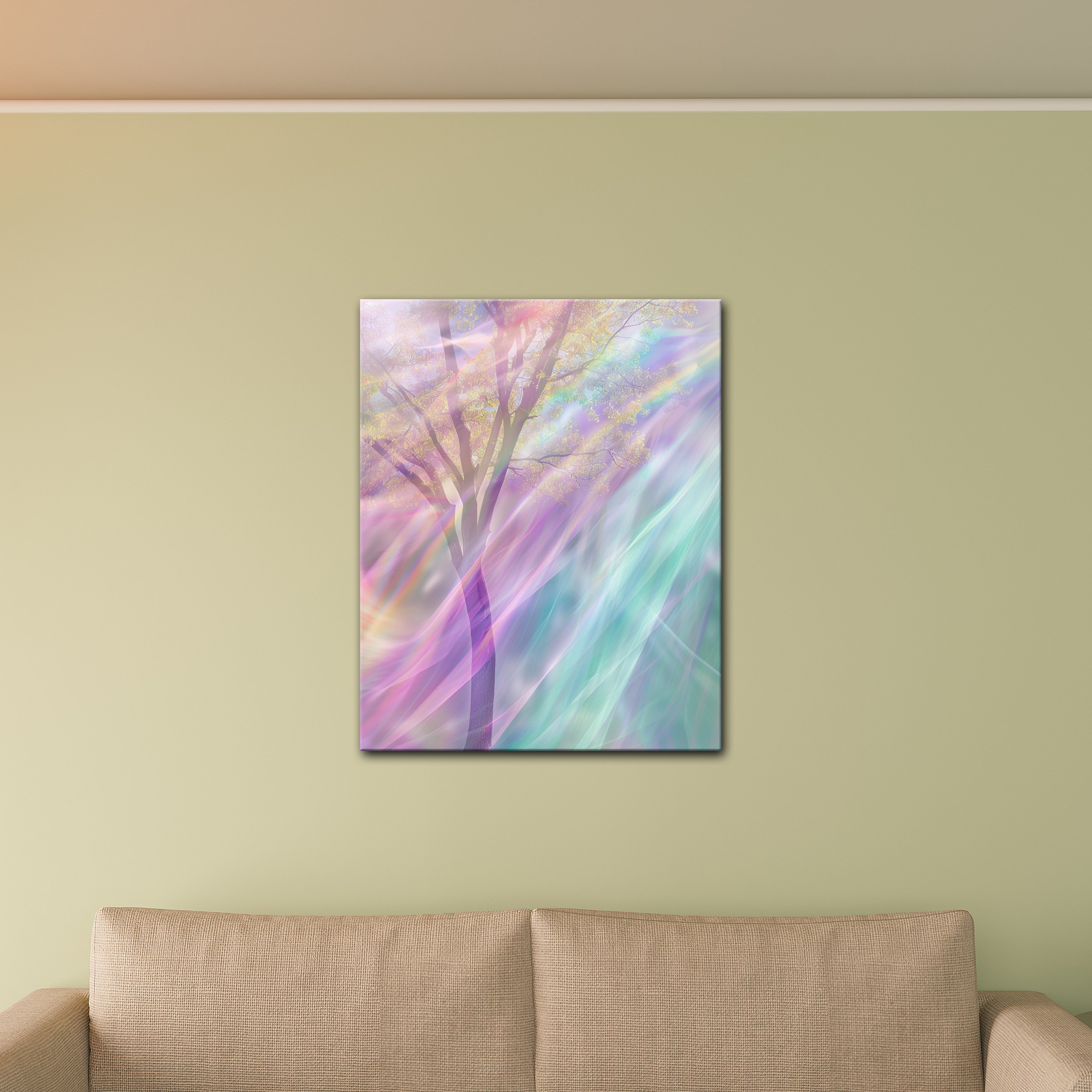 Ebern Designs Iridescent Drape? (customizable) by Genie's Poems - Print ...