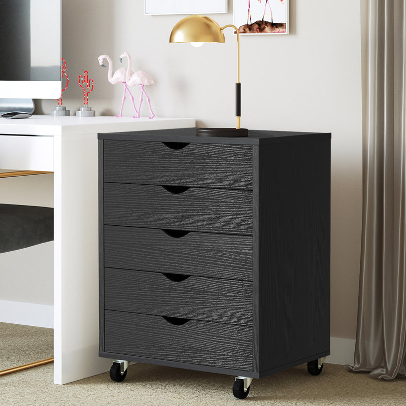 Ebern Designs Jaizion 18.7'' Wide Mobile File Cabinet | Wayfair