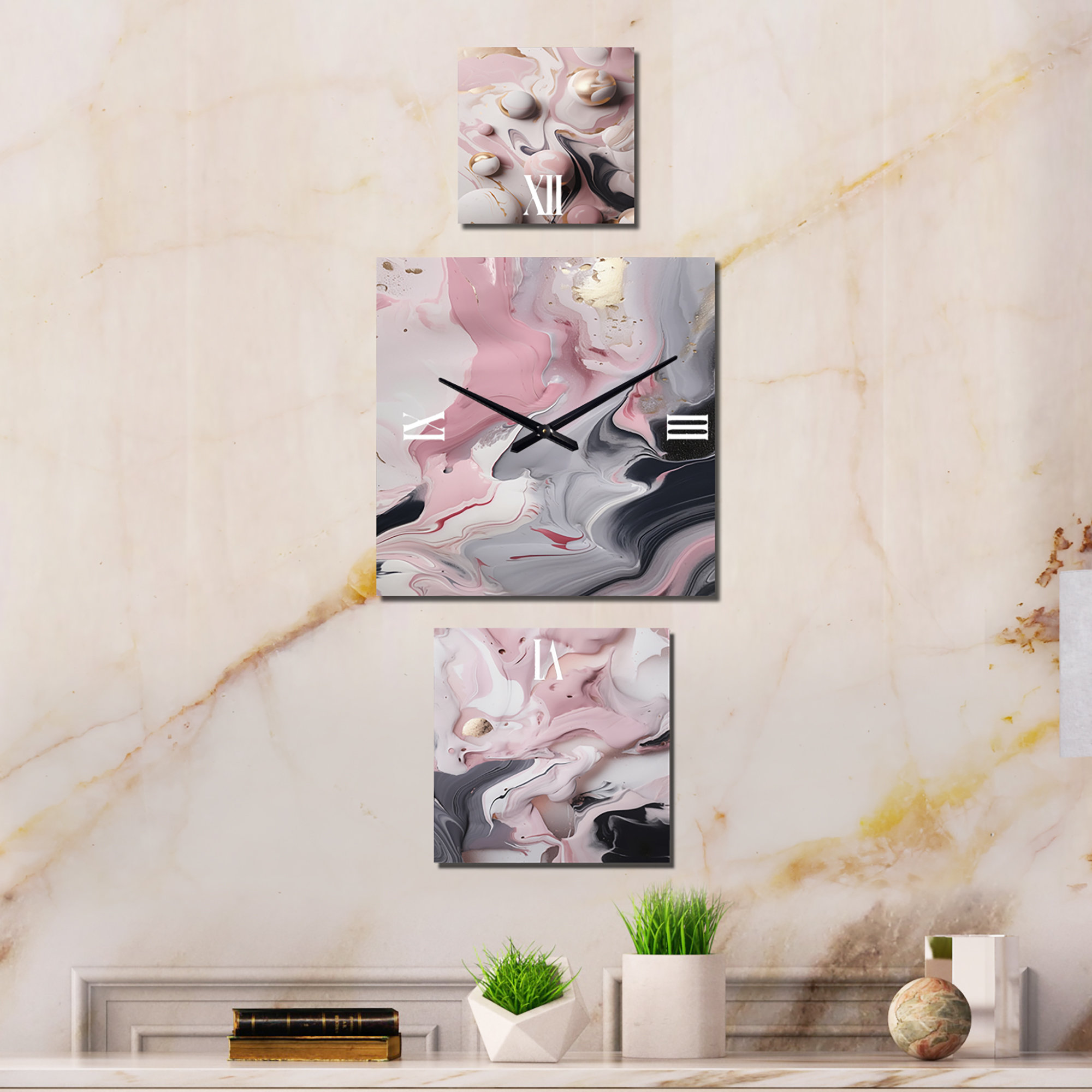 Ivy Bronx Macala Metal Wall Clock | Wayfair