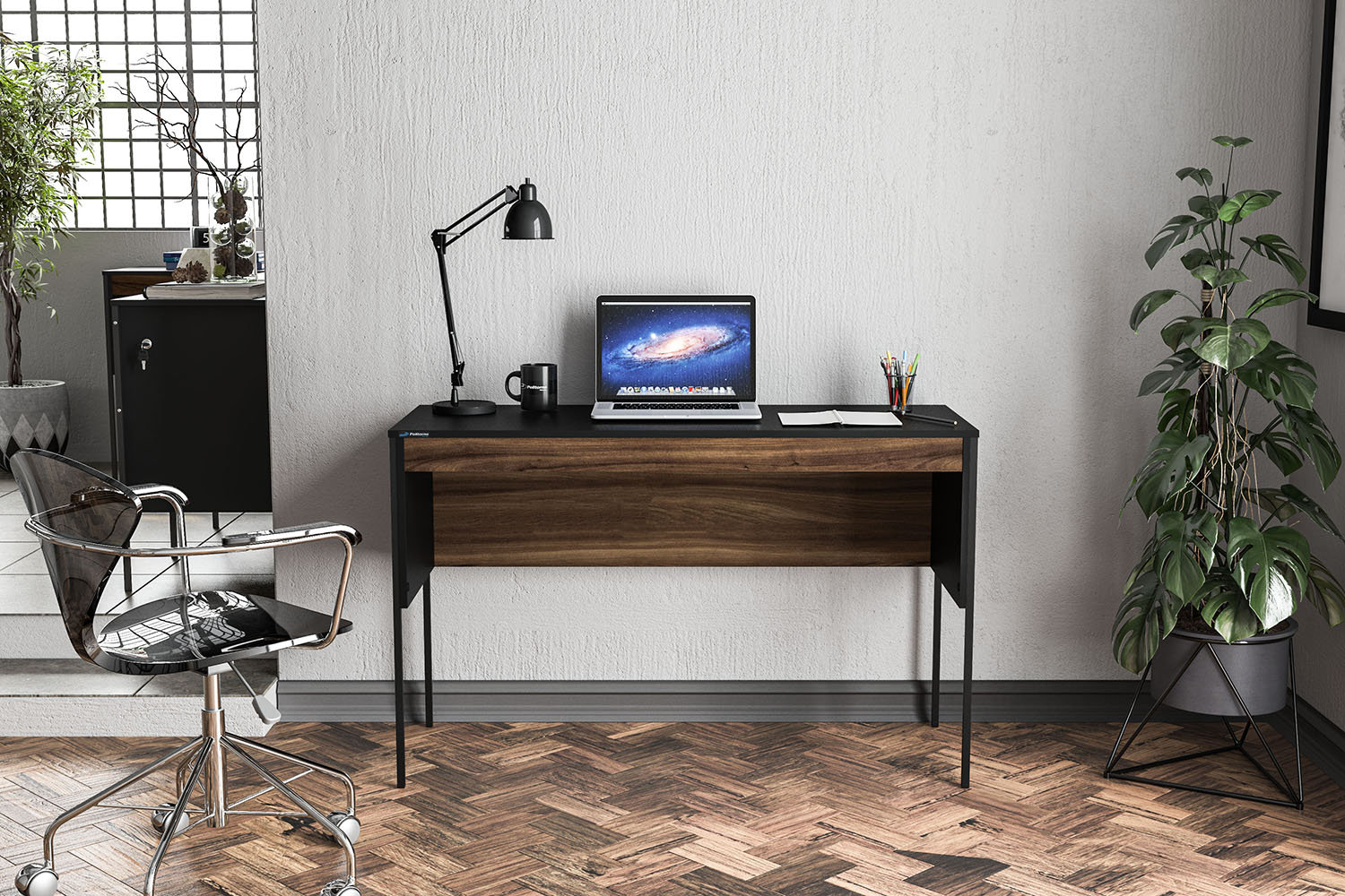 17 Stories 47 in. Modern Writing Desk | Wayfair