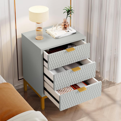 Metal Nightstands You'll Love | Wayfair