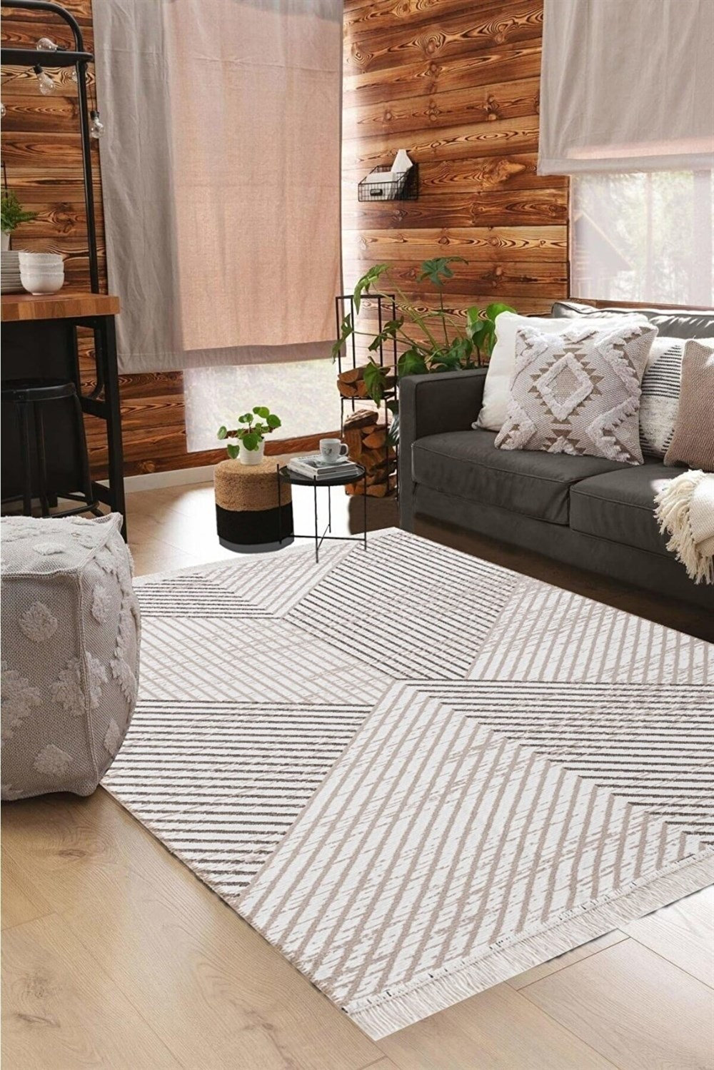 Mercer41 Dobney Cotton Area Rug with Non-Slip Backing | Wayfair