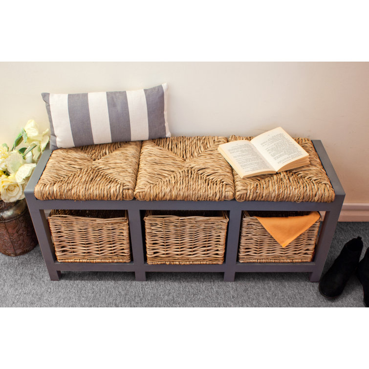 Casamore Solid Wood Storage Bench | Wayfair.co.uk
