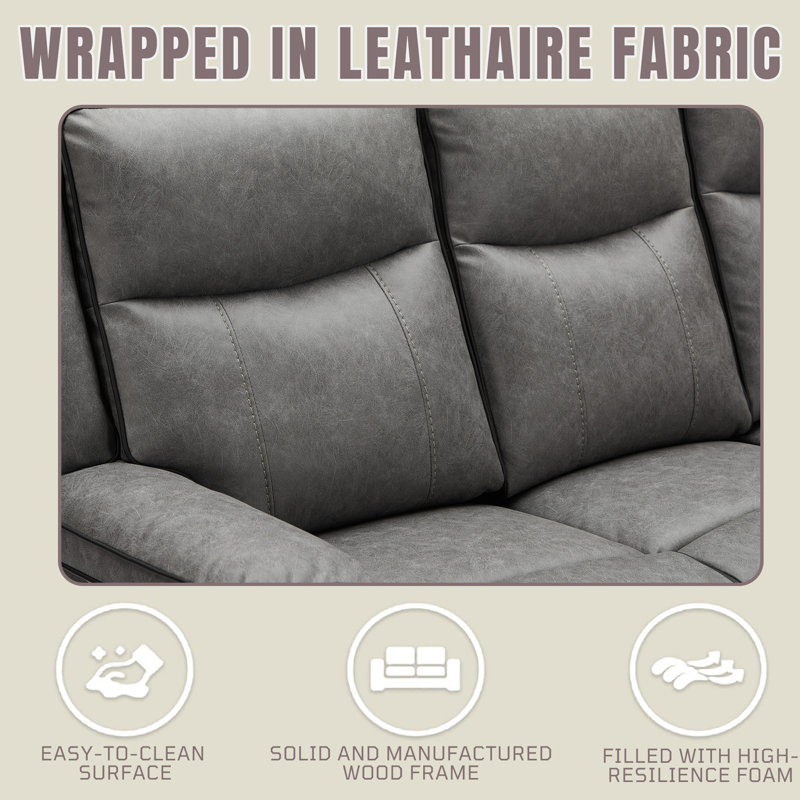 Latitude Run Manual Reclining Sofa Suite Recliner Couch Sofa | Wayfair ...
