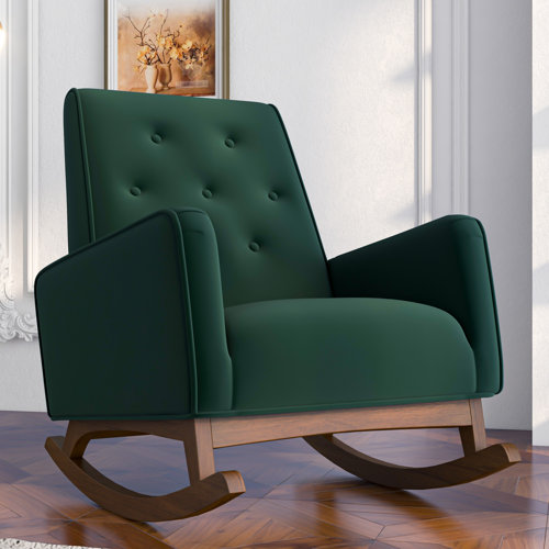 Upholstered Rocking Chairs You'll Love | Wayfair