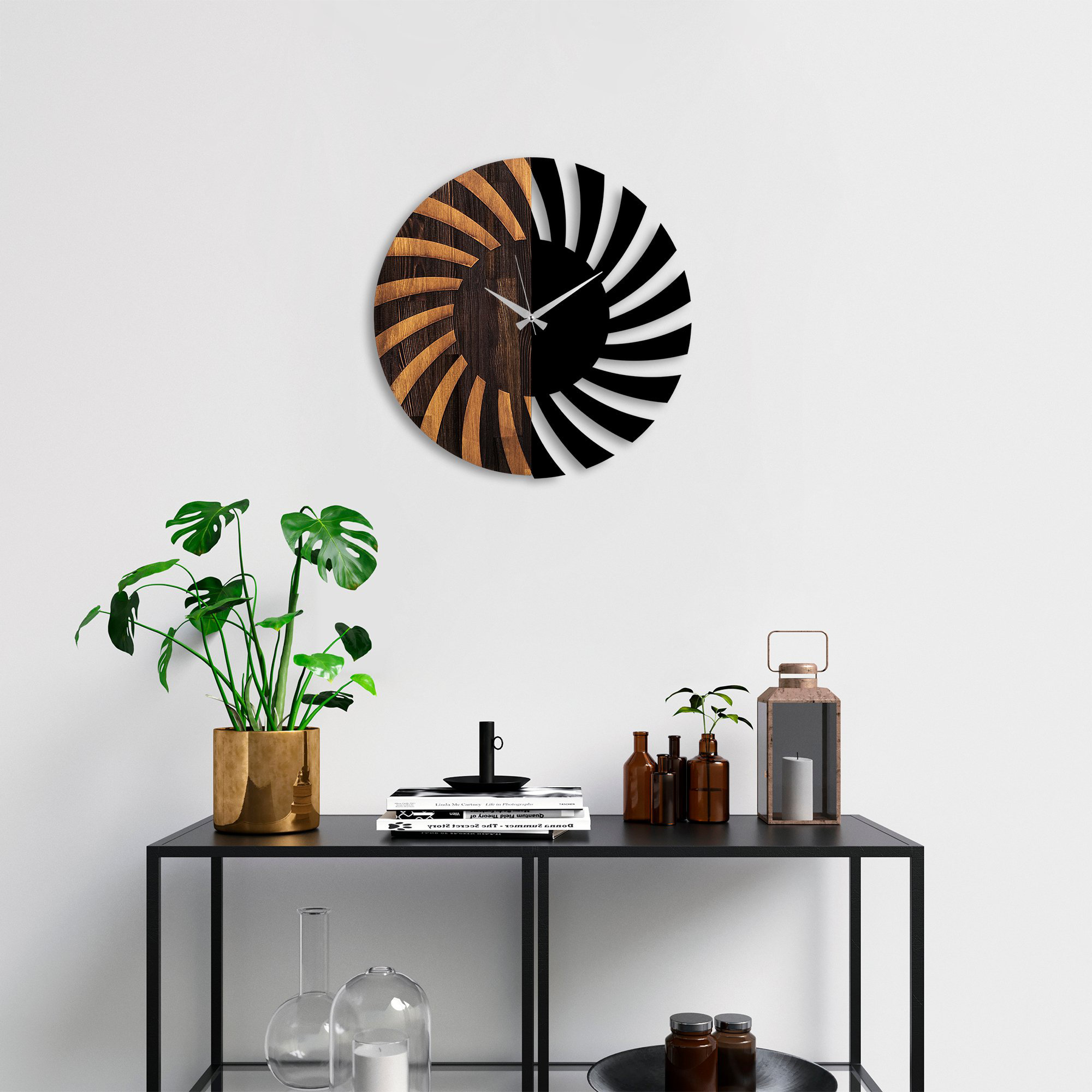 Ebern Designs Decorative Wooden Wall Clock | Wayfair