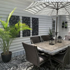 Matrix Decor Screens Plastic Plants & Flowers Wall Decor & Reviews ...