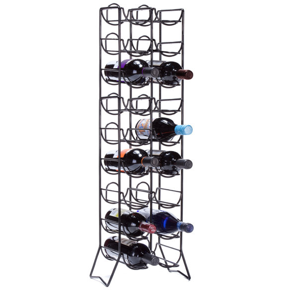 Red Barrel Studio® Sequim 18 Bottle Floor Wine Bottle Rack & Reviews ...