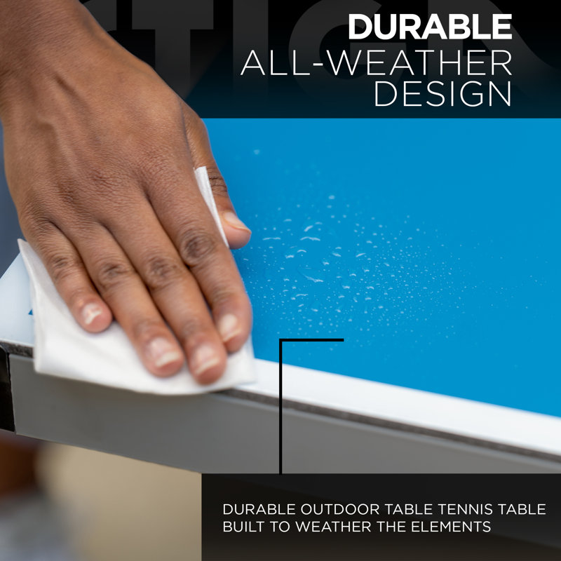 Stiga Vapor Foldable Indoor/Outdoor Table Tennis Table & Reviews | Wayfair