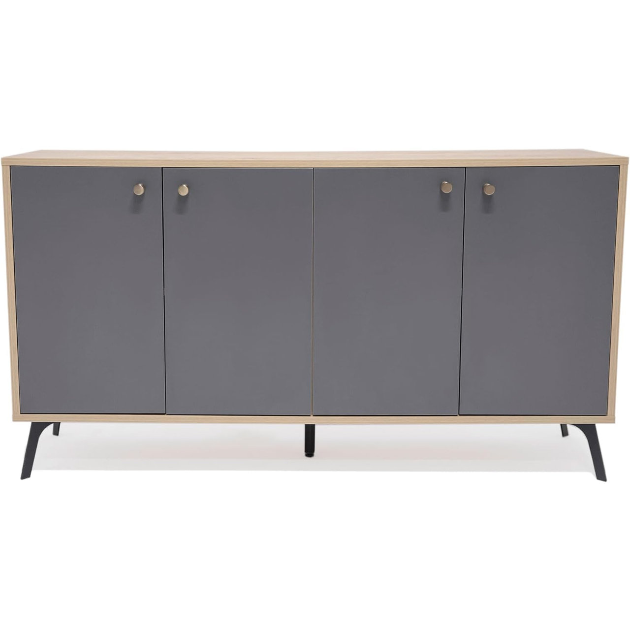 Metro Lane Emma Sideboard Buffet Cabinet With Storage 4-Door Sideboard ...