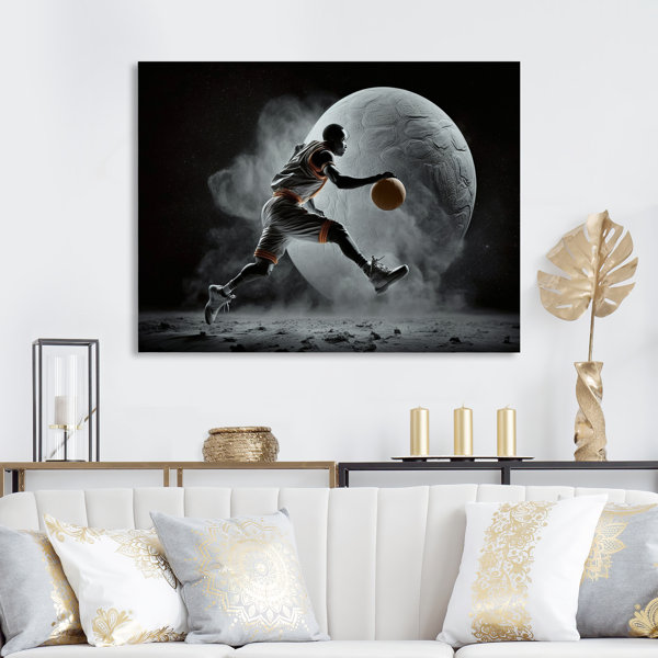 Latitude Run® Basket Ball On The Moon " Basket Ball On The Moon " on ...