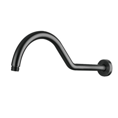 Dcolora Wall Mounted Solid Brass Gooseneck Shower Head Extension Arm ...