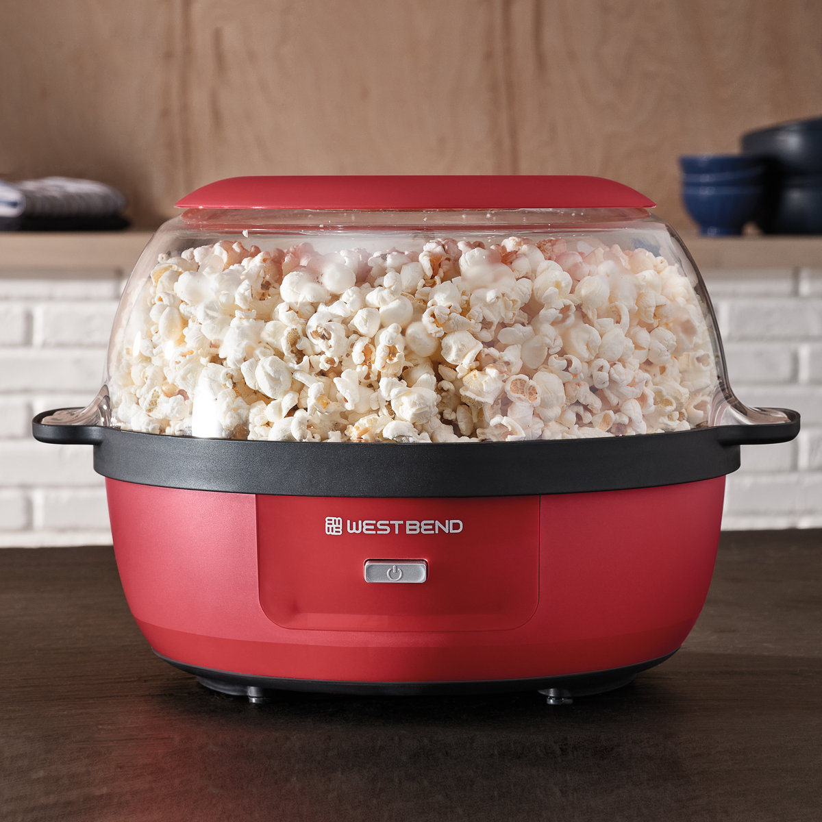 West Bend Stir Crazy 6 Qt. Popcorn Machine, In Red & Reviews - Wayfair ...