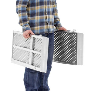 Silver Spring Metal Foldable 72'' L Portable Ramp | Wayfair