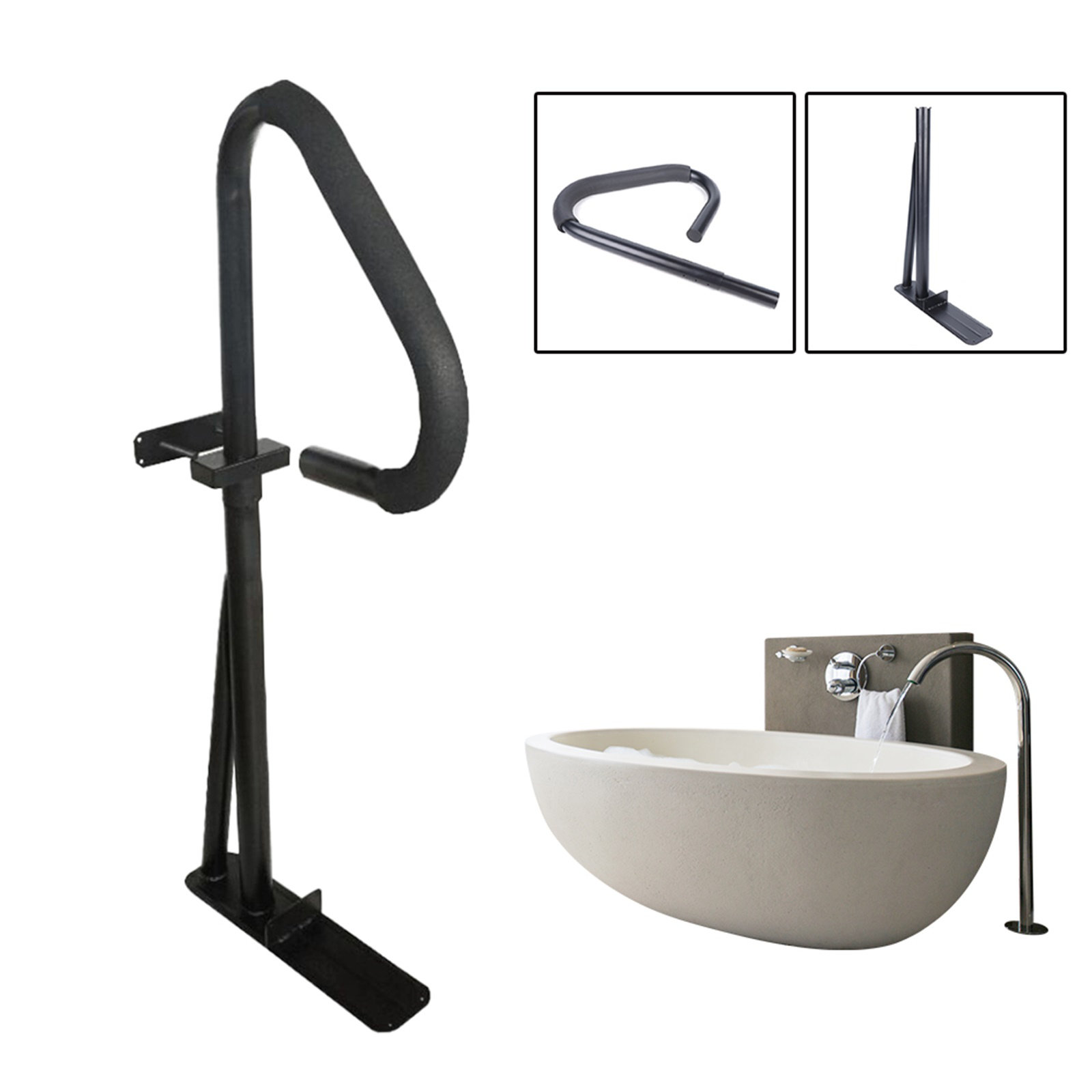 FRONG Metal Tub Safety Grab Bar - Wayfair Canada