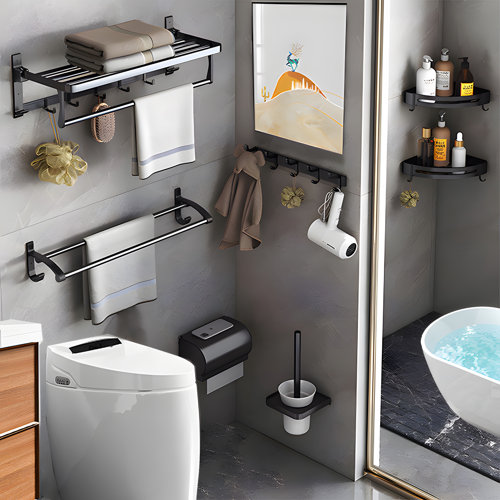 21 Tech Solutions 1 Wall Towel Rack | Wayfair