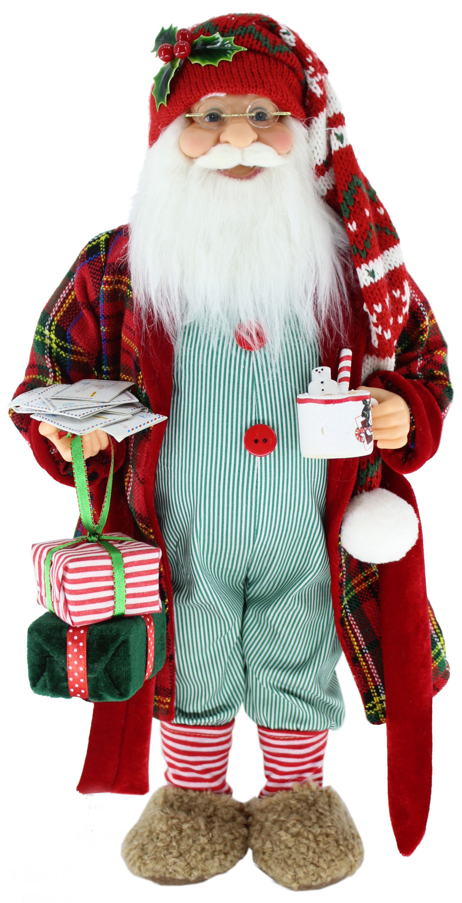 The Holiday Aisle® Sweet Dreams Sleepy Letters to Santa Claus Figurine ...