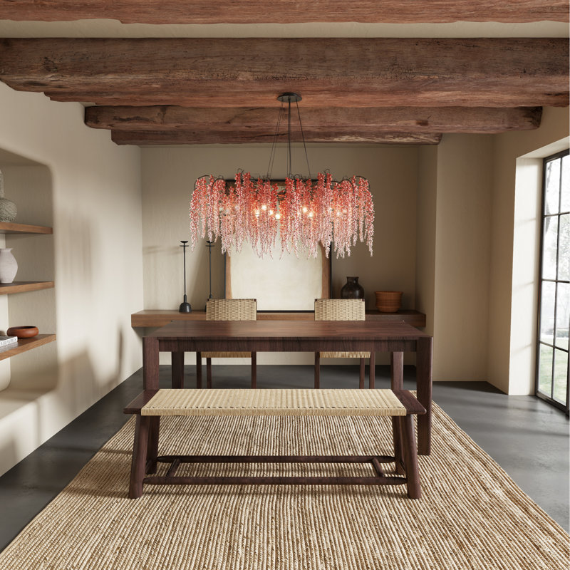 Bay Isle Home™ Modern Farmhouse Extendable Dining Table Set With Solid ...