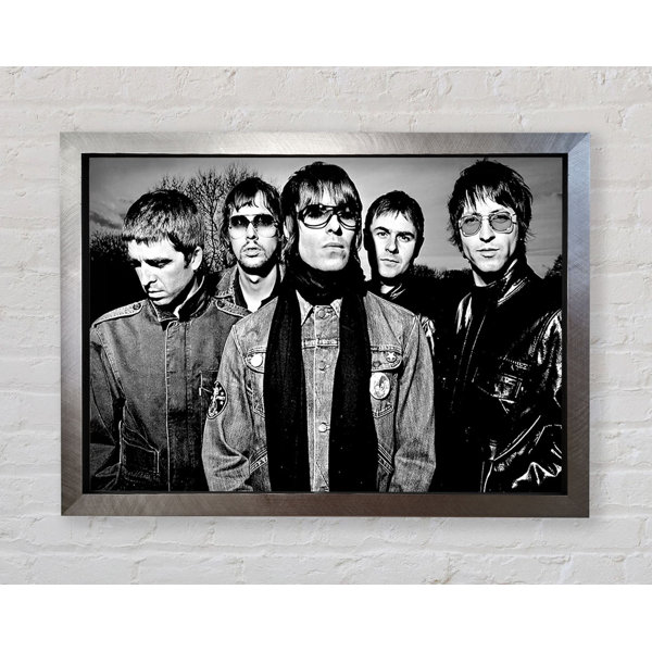 Bright Star Oasis And Scarf - Single Picture Frame Print | Wayfair.co.uk