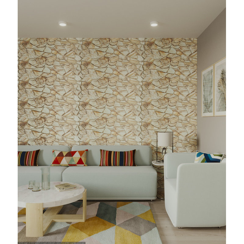 Dundee Deco Falkirk 19" x 39" Stone Wall Paneling | Wayfair