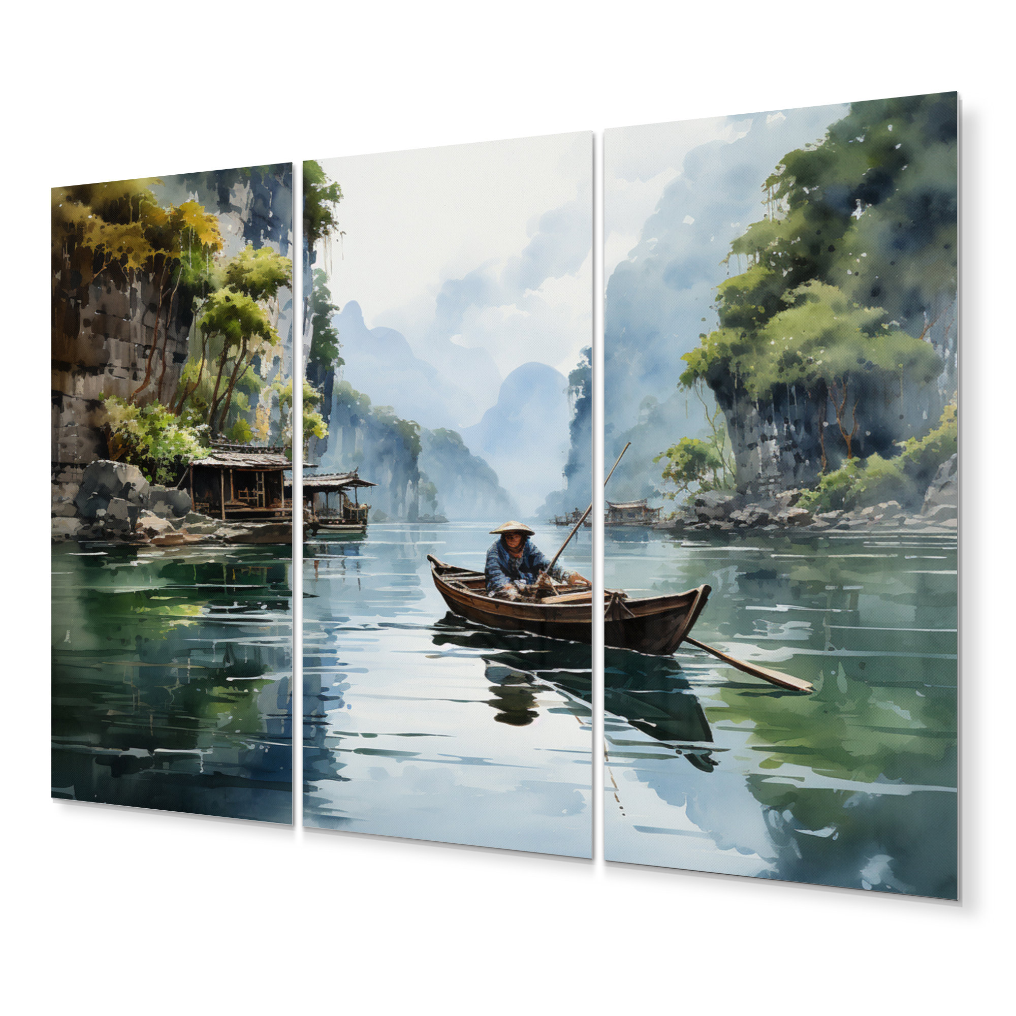 Loon Peak Vietnam Hidden Waterways In Mountains - Vietnam Metal Wall ...