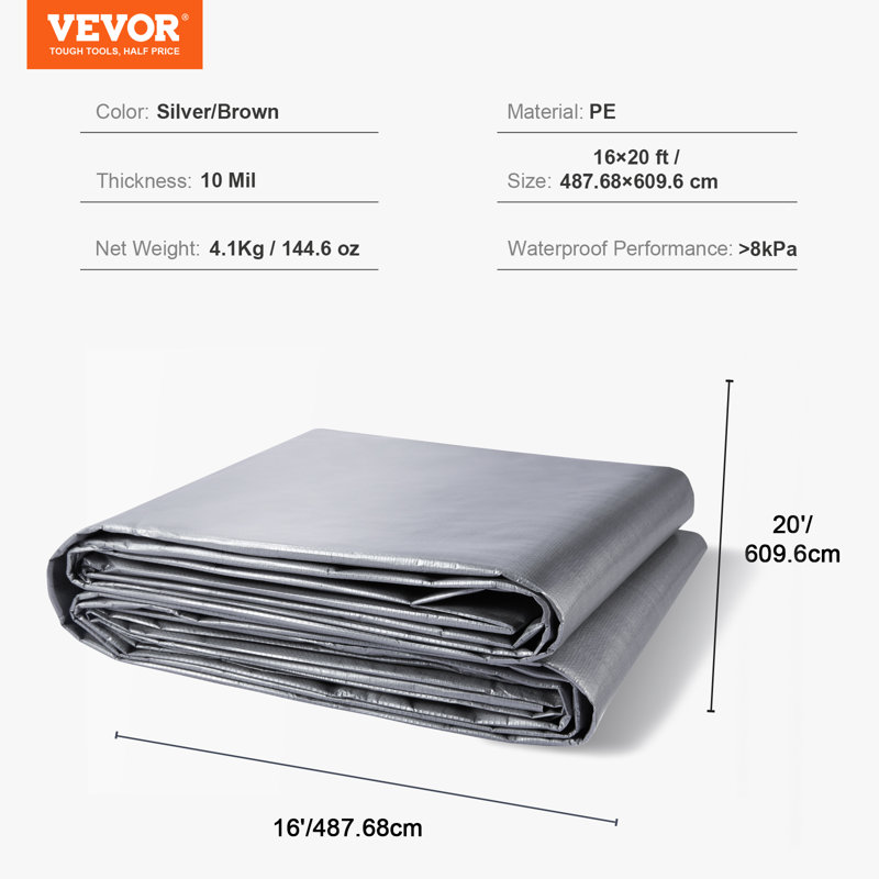 VEVOR Heavy Duty Tarp | Wayfair