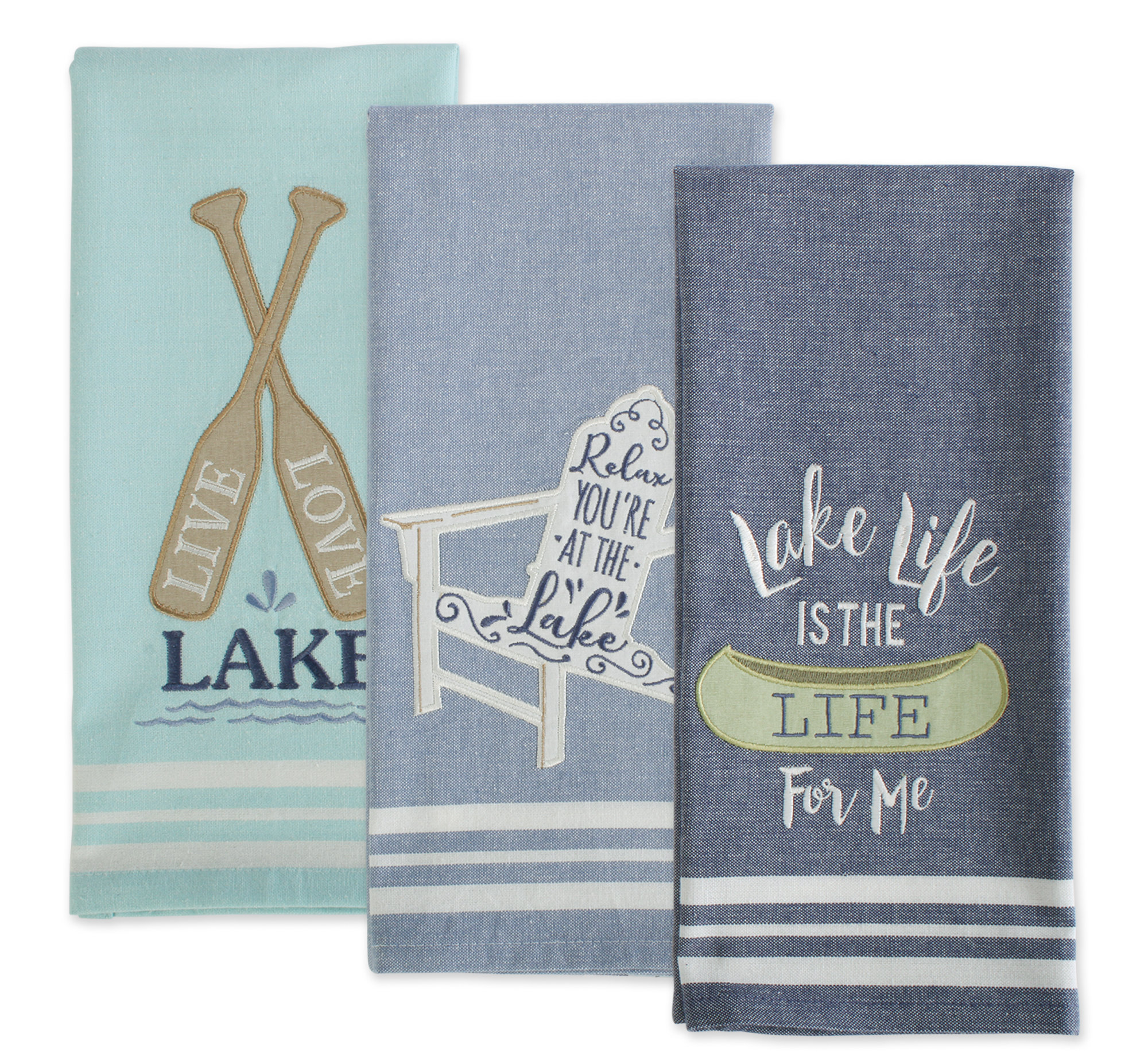 Union Rustic 3 Piece Embellished Assorted Linen Set | Wayfair