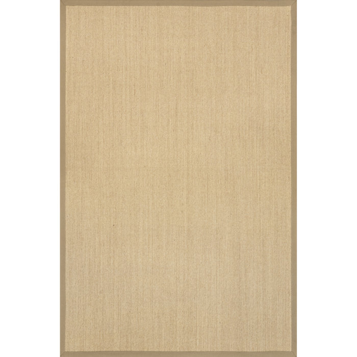 Beachcrest Home Philip Casual Power Loom Sisal Tan/Beige Rug & Reviews ...