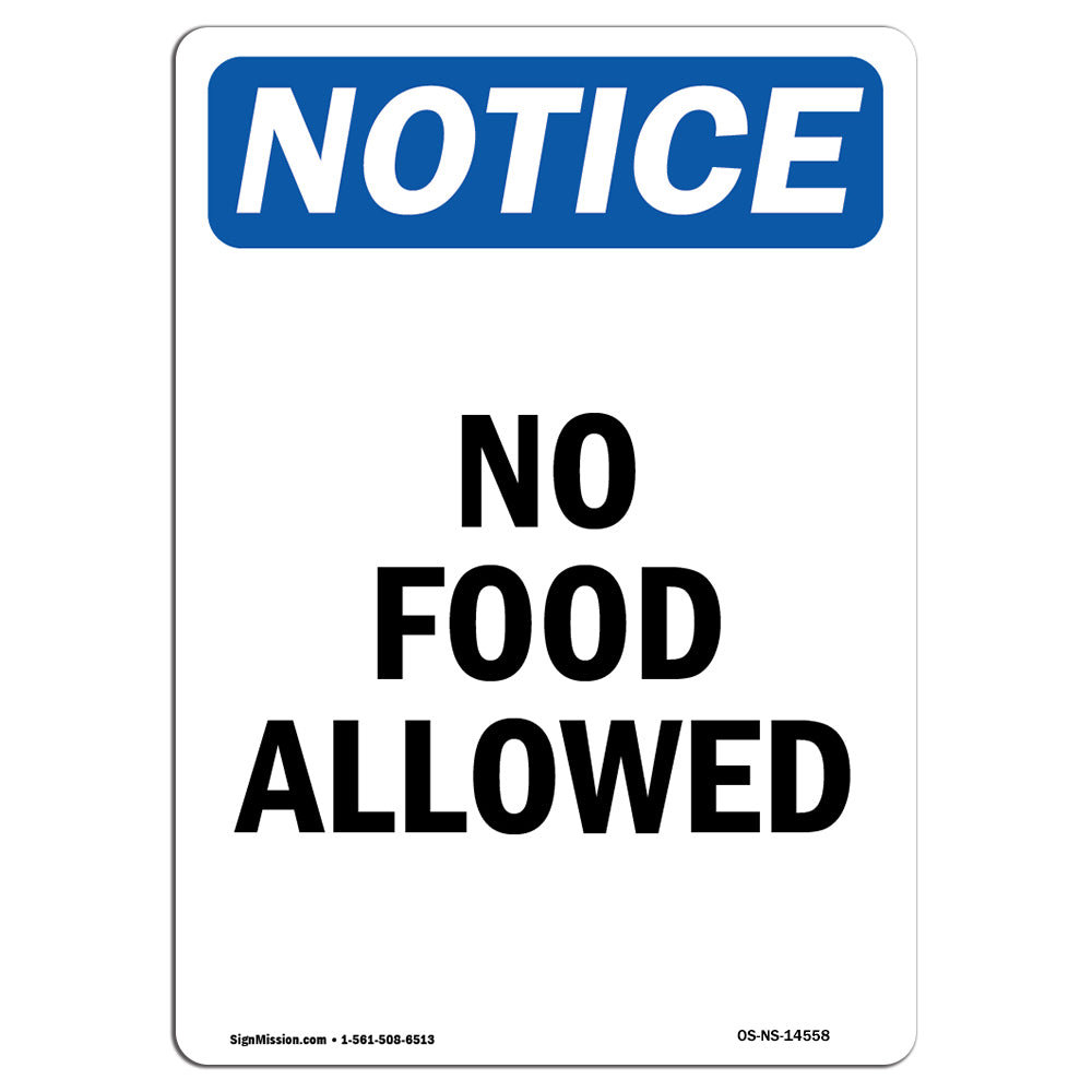 SignMission No Food Allowed Sign | Wayfair