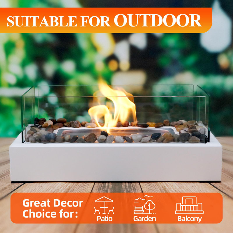 CMCUSTOM Portable Mini Tabletop Firepit for Indoor and Outdoor | Wayfair
