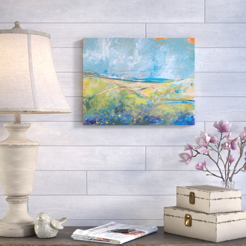 Ebern Designs ‘Early Spring’ by Jan Weiss Painting Print on Wrapped ...