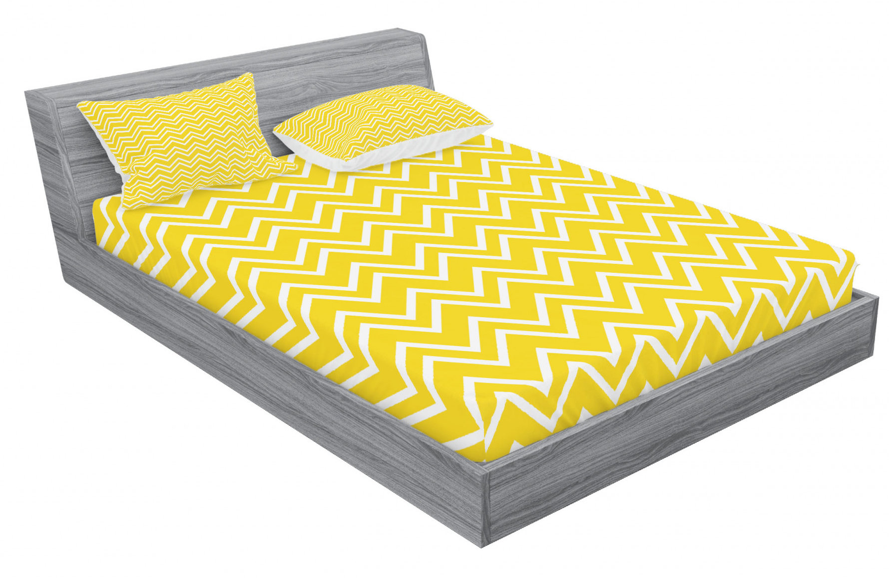 Ambesonne Zig Zag Colors Modern Inspired Chevron Sheet Set | Wayfair