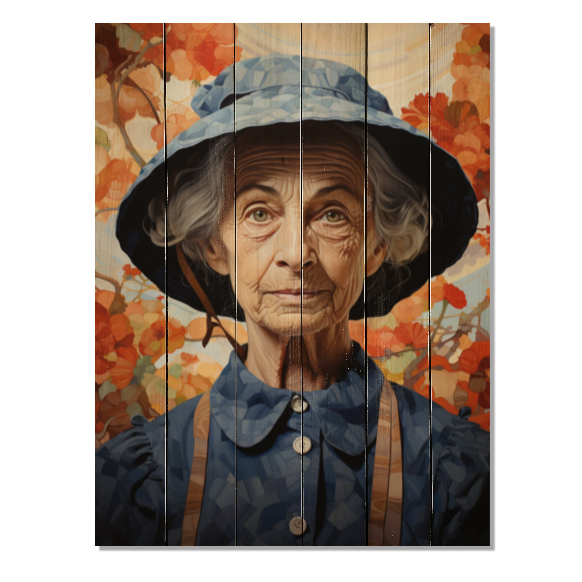 Red Barrel Studio® Farmhouse Portraits Ii II On Wood Print | Wayfair