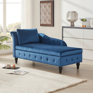 Blue Chaise Lounge Chairs You'll Love | Wayfair
