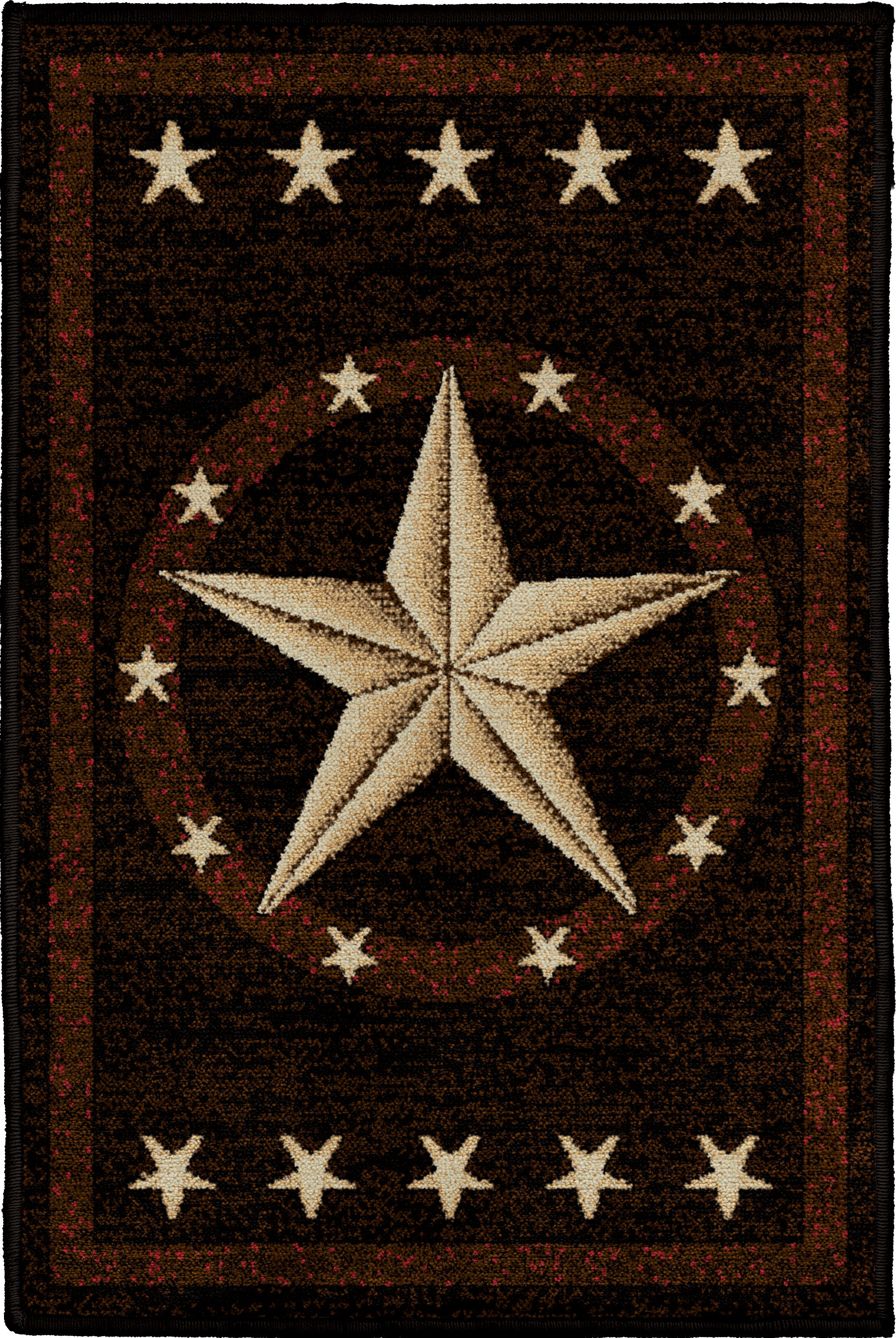 Millwood Pines Haysi Southwestern Dark Brown/Light Brown Area Rug ...