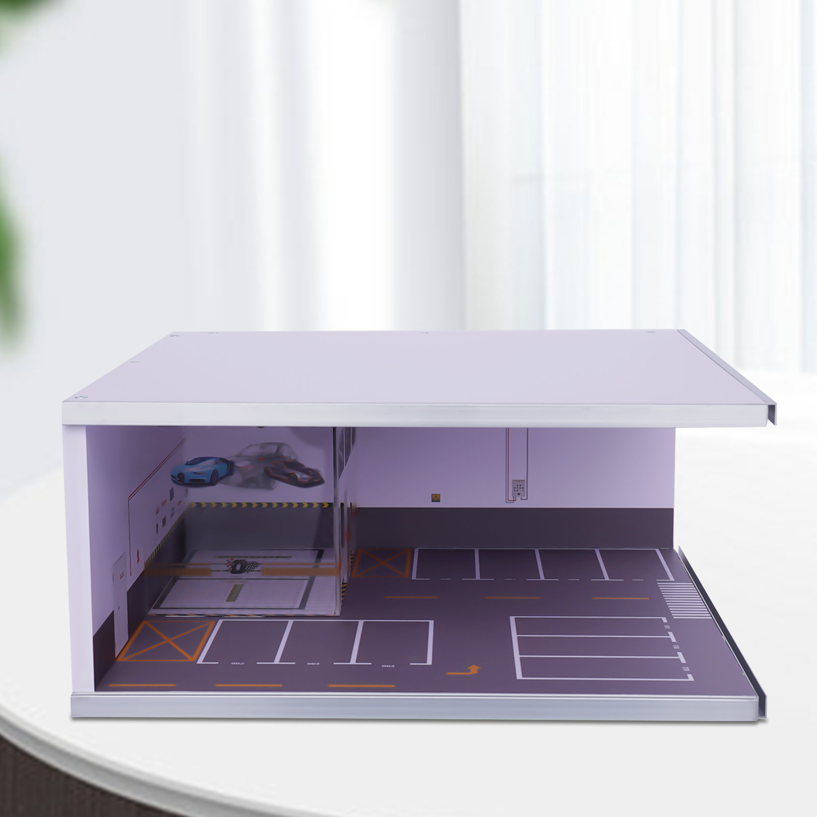 17 Stories 1:64 Parking Lot Model LED Lighting Car Garage Display ...