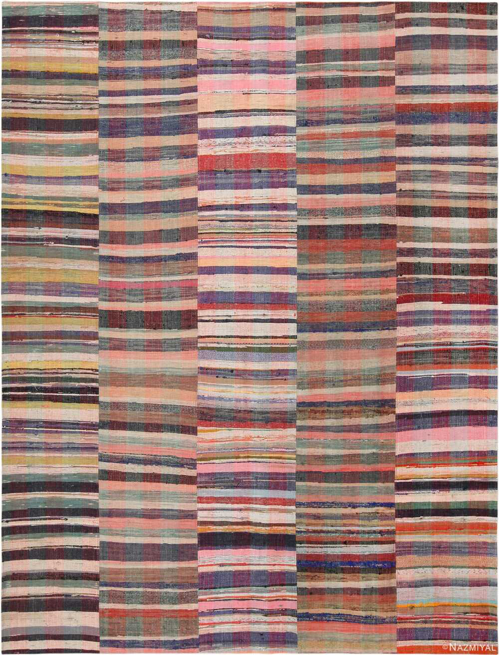 Nazmiyal Collection Purple Tones Modern Turkish Rag Rug - Wayfair Canada