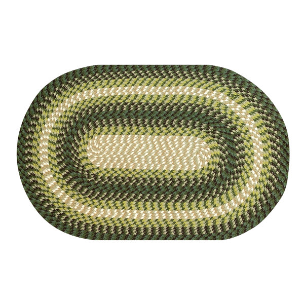 August Grove® Anastacia 100% Polypropylene Classic Design Braided Area ...