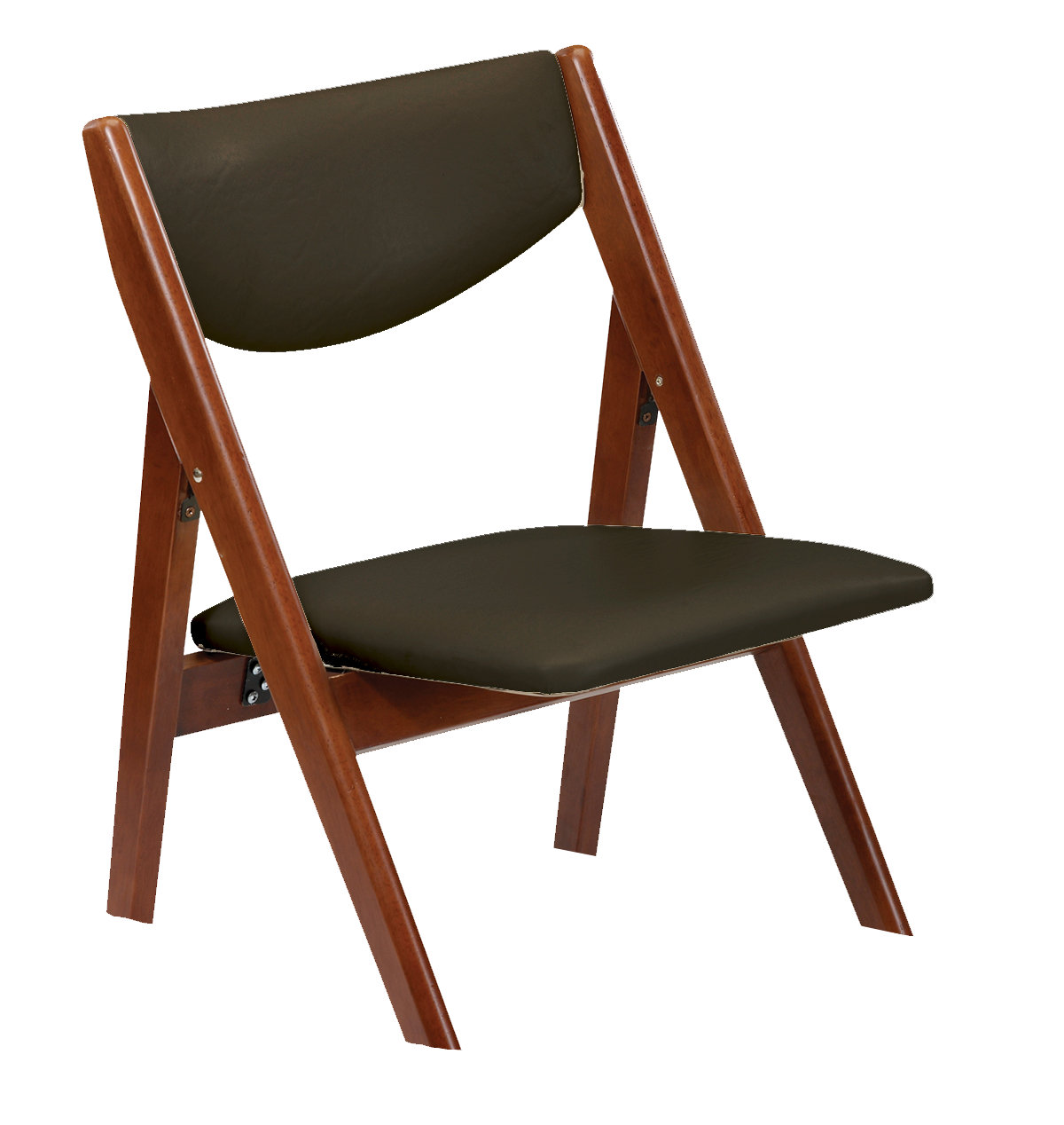 Latitude Run® Sofea Vinyl Stackable Folding Chair Set of 2 | Wayfair