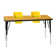 Toddler Tables Laminate Adjustable Rectangle 2 Students Activity Table ...