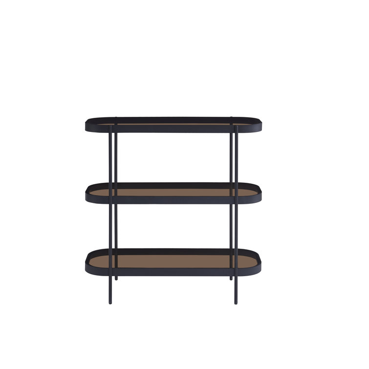 Williston Forge Allmar 88cm H x 90cm W Steel Etagere Bookcase | Wayfair ...