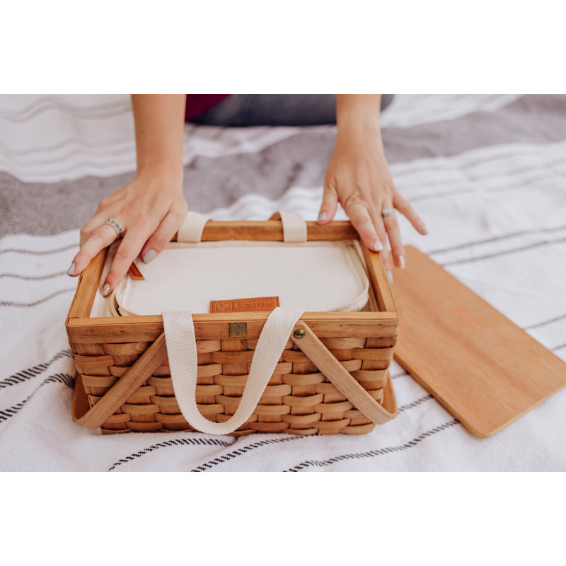 Picnic Time Picnic Basket & Reviews | Wayfair