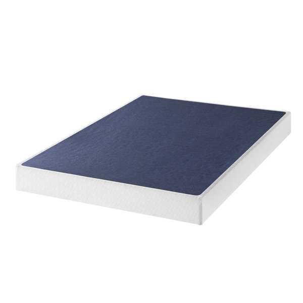 Alwyn Home Nikias Metal Box Spring with Wood Slats & Reviews | Wayfair