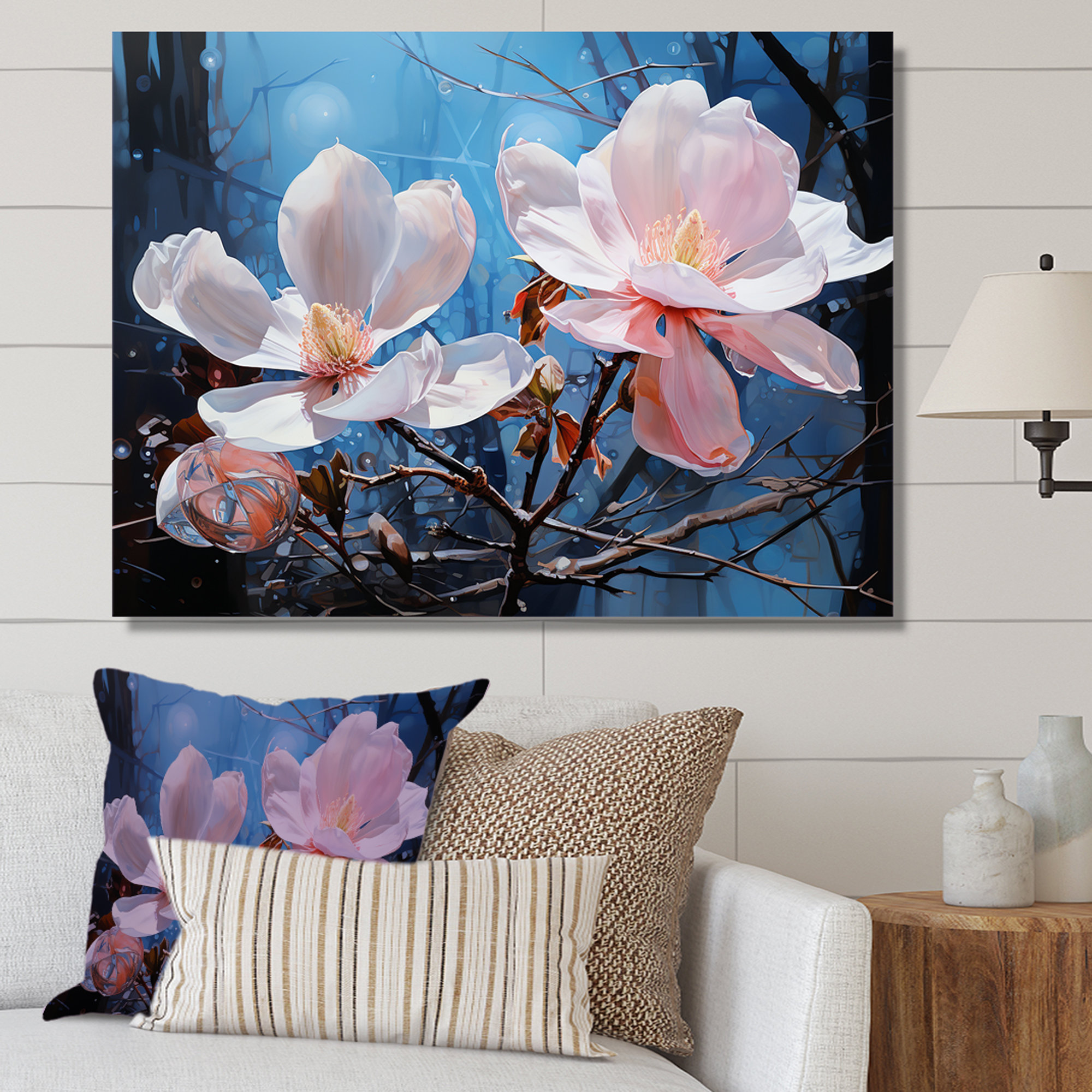 Winston Porter Luxurious Magnolia Tranquility III - Magnolias Wall ...