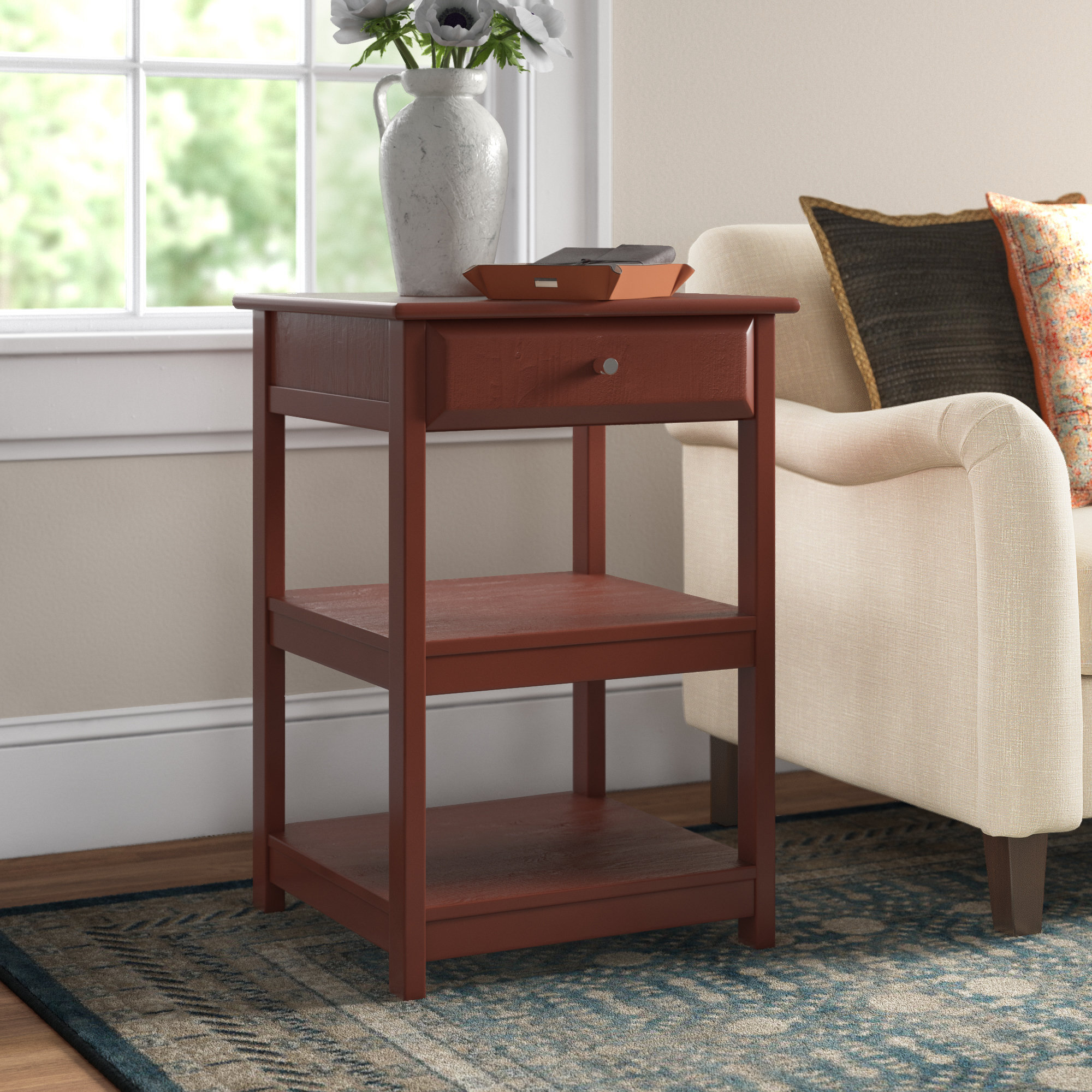Three Posts™ Aisha End Table with Storage | Wayfair