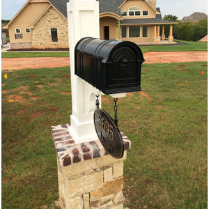 Postal Pro Mailboxes Manchester Post Mounted Mailbox & Reviews | Wayfair