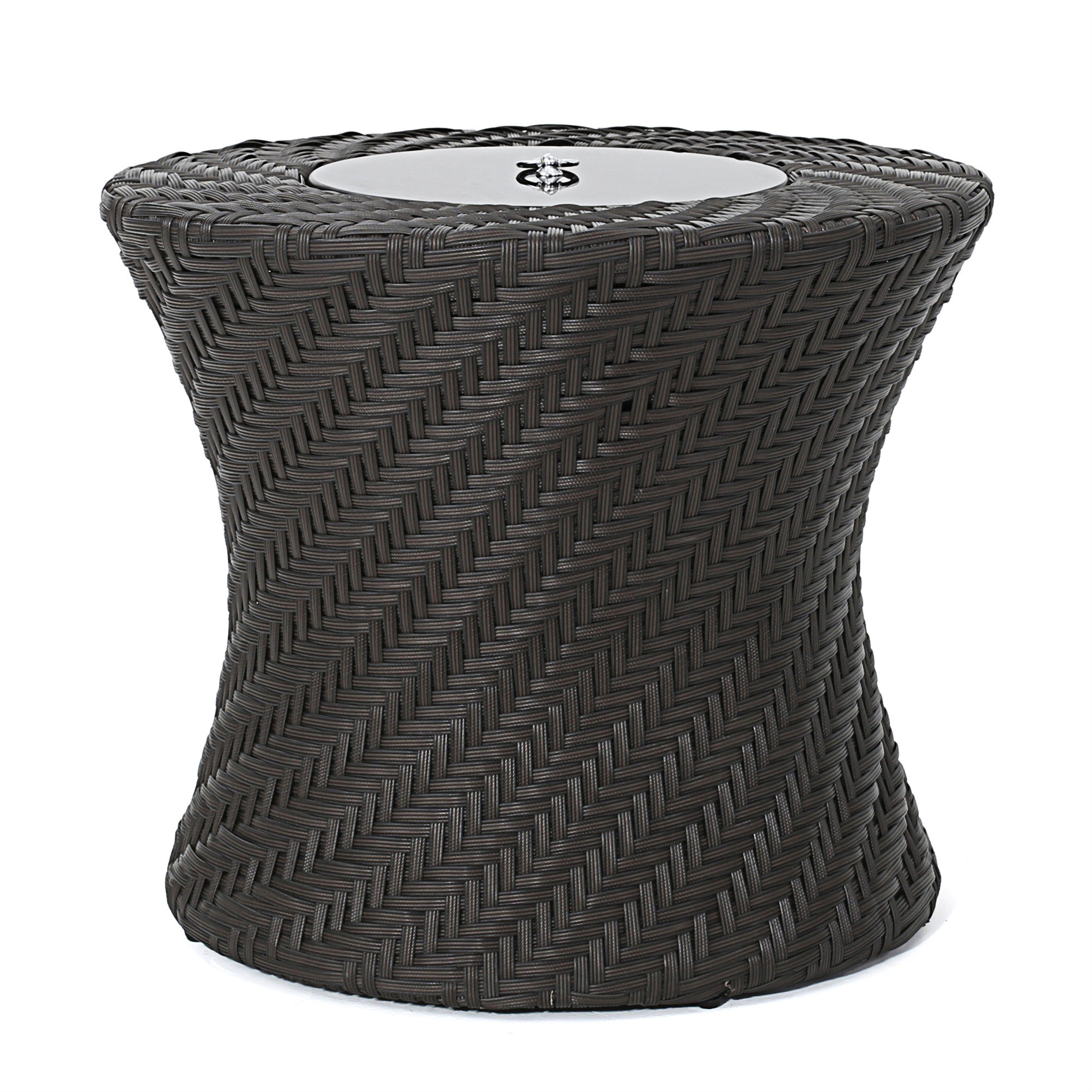 Lark Manor YARMOUTH SIDE TABLE WITH ICE BUCKET - Wayfair Canada