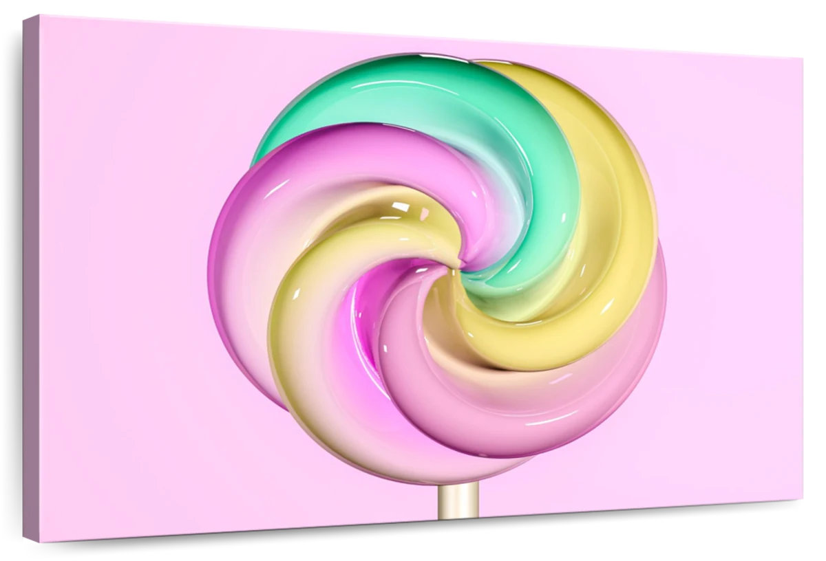 Ebern Designs Pastel Pinwheel Lollipop | Wayfair