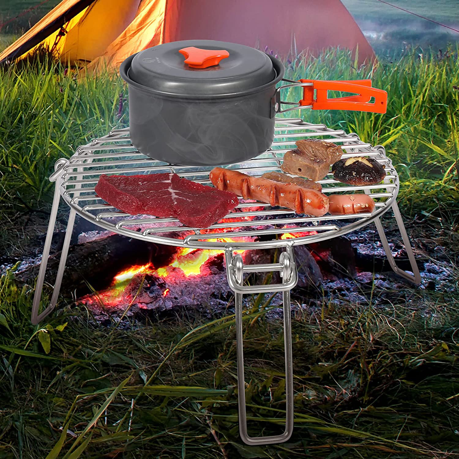 REDCAMP Stainless Steel Grill Griddle | Wayfair