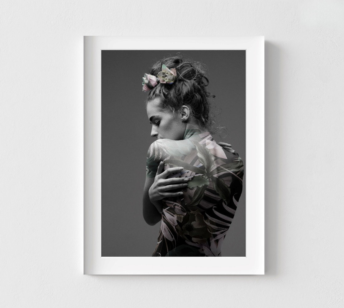 WeFrameArt Fashion Icon Wall Prints, Gothic Lady Posters, Black And ...